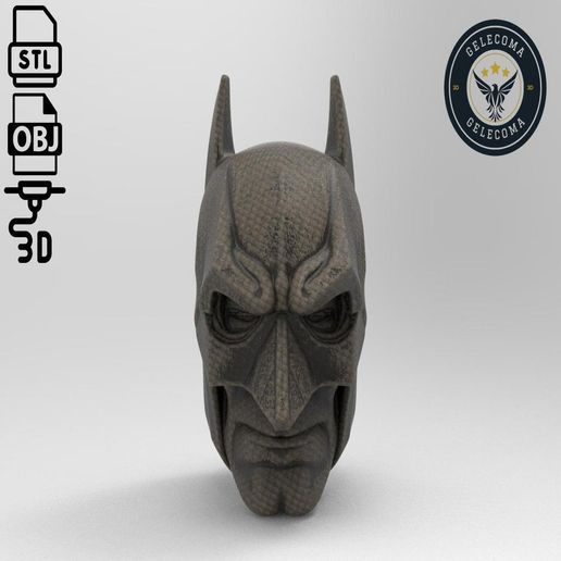 🎨 Batman Mask 3D Print Model・ 3D File for 3D printing・Cults