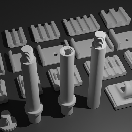 🔌 Minimalist Set Cable Organizer Clip・ STL File for 3D printing・Cults