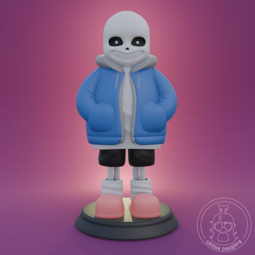 💀 sans - undertale - fanart・ STL File for 3D printing・Cults