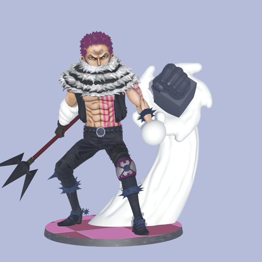 💬 Katakuri Mini Figure - One Piece・ STL File for ・Cults