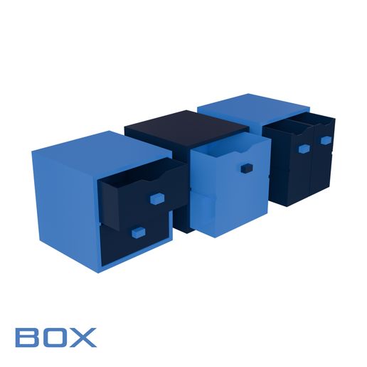 📦 Box 3D SINGLE MODEL・ STL File for 3D printing・Cults