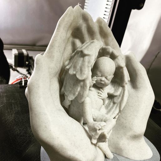 3D printable angel • made with Creality ender 3・Cults