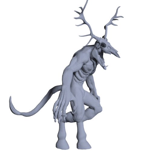 🎃 wendigo figure halloween・ STL File for 3D printing・Cults