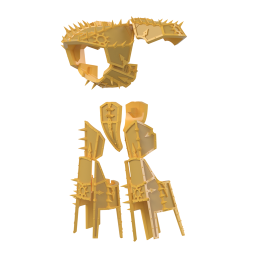🎲 Alternative Armour - Traitor Reaver Titan Spiky Armour Plates Set ...