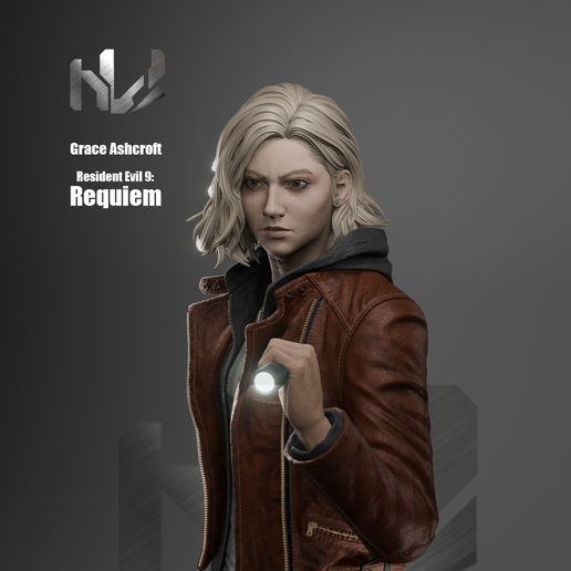 🗿 Grace Ashcroft STL - RE 9: Requiem・ 3D File for 3D printing・Cults