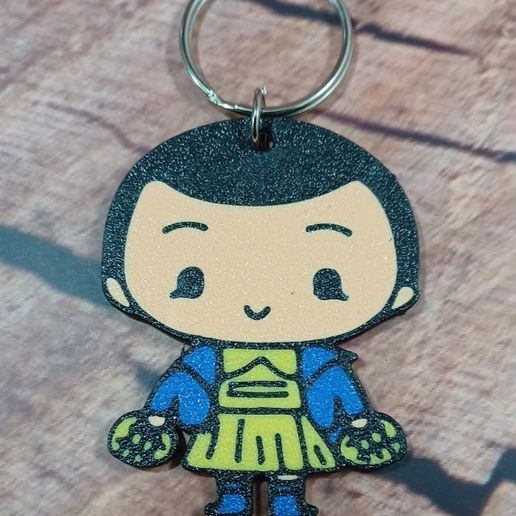 🗝️ Eleven Inspired Keychain – Stranger Things Fan Art (3D Printable ...