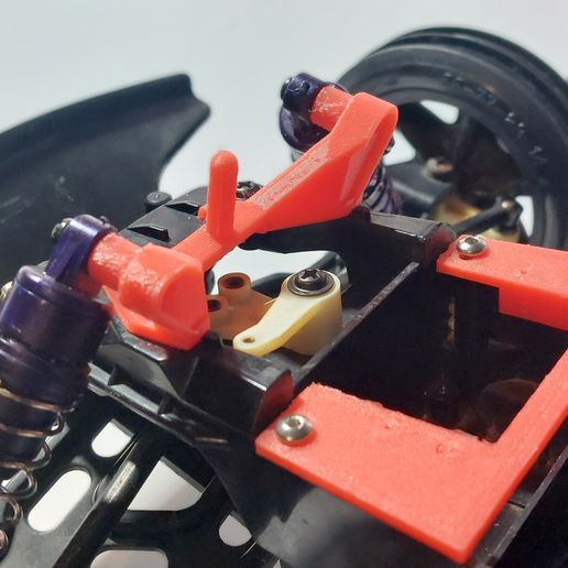 Free 3MF file Tamiya DT-01 -- Front damper stay (including body mount ...