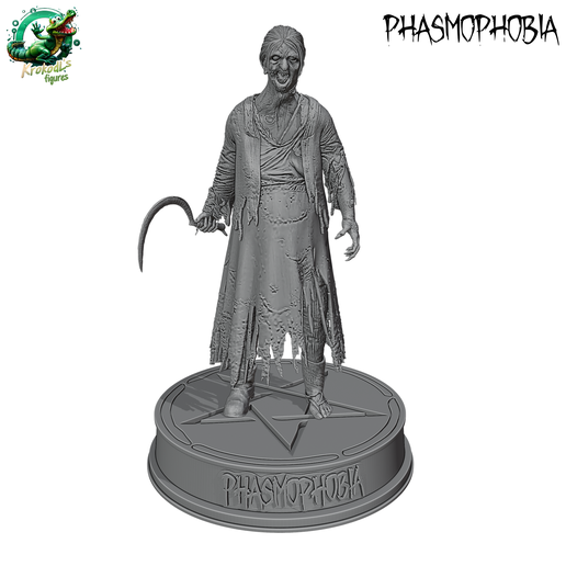 👻 Phasmophobia Ghost Granny (OldCrone female)・ STL File for 3D printing ...