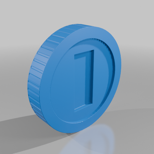 🪙 Super Mario Bros Gold Coin・Free 3D File for ・Cults