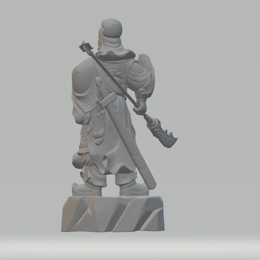 🗿 Guan Yu 3D print model・Free STL File for ・Cults