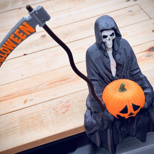 🎃 Shelf Reaper, Halloween Edition・ STL File for 3D printing・Cults