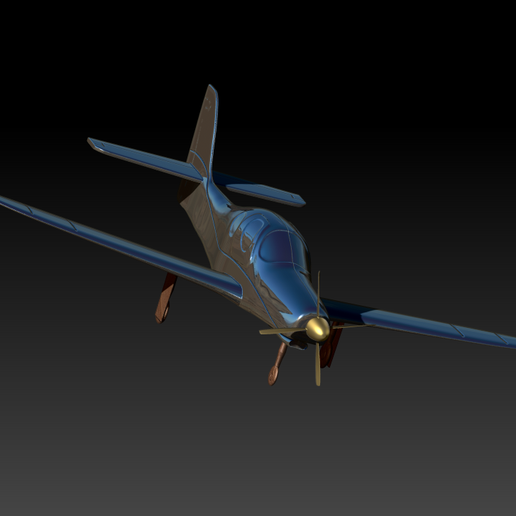 STL file Airplane Lancair Evolution 🛩️ ・3D printable design to download ...