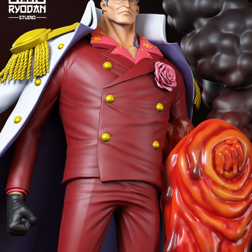 👾 SAKAZUKI AKAINU ONE PIECE・ 3D File for ・Cults