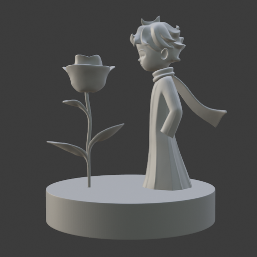 🤴 THE LITTLE PRINCE - elegant decoration・Archivo 3D para Impresión 3D・Cults