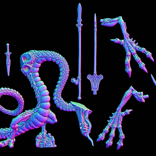 3D file forest drake 🐉 ・3D printable model to download・Cults