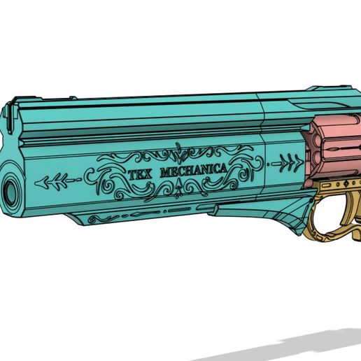 Destiny 2 - Laconic exotic hand cannon・ 3D File for 3D printing and CNC ...
