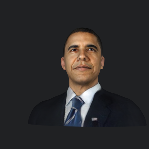 👤 Barack Obama-bust/head/face ready for 3d printing・ 3D File for ・Cults