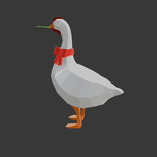 🎩 Goose・ STL File for 3D printing・Cults