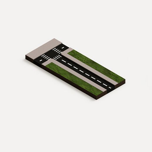 🏛️ Orthographic low poly Road diagrams for urban design CG model・ STL ...