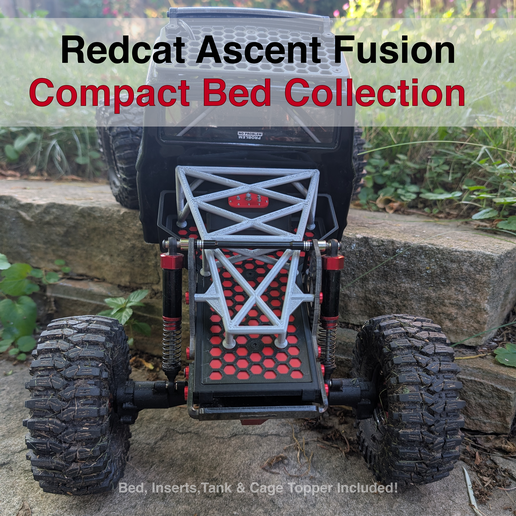 🛏️ Redcat Ascent Fusion - Compact Bed - Collection・ 3MF File for 3D printing・Cults