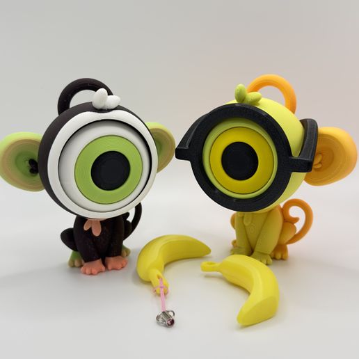 3D file Perfect Layers - Roll Eye The Monkey! 👁️ ・3D printer model to ...