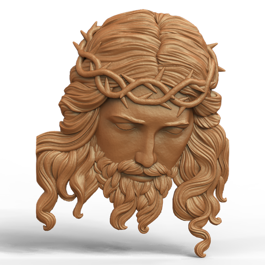 3D file 3D Model STL File for CNC Router Laser & 3D Printer 2536 Jesus ...