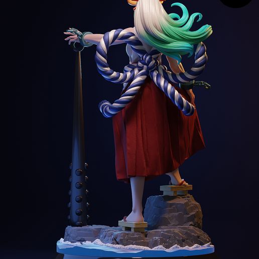 👾 Yamato One Piece CHARACTER BY ESM・ 3D File for ・Cults