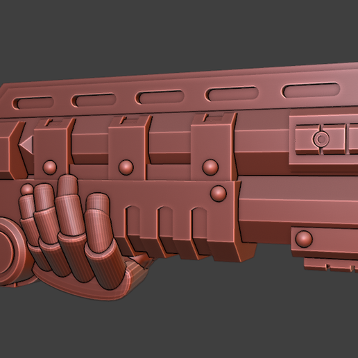 🐚 Heavy Break Barrel Combat Shotgun・Free STL File for 3D printing・Cults