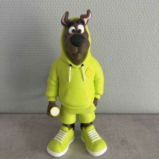 🎨 Scooby – Urban Style STL Figure (Fan Art, 12.5” Tall)・3D Print with ...