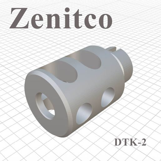 STL file DTK-2 Zenitco 🔫 ・Template to download and 3D print・Cults