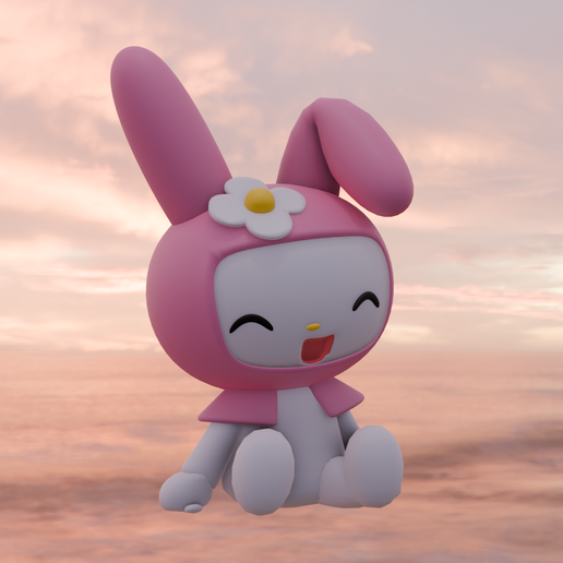 ️‍🔥 3D model of My Melody・ STL File for 3D printing・Cults