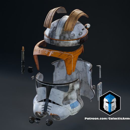 🪖 Phase 2 Commander Cody Helmet - 3D Print Files・ 3D File for 3D ...