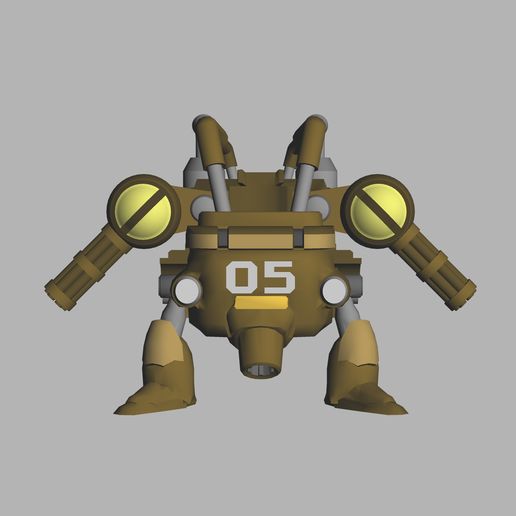 🫡 Slug Noid - Metal Slug - 3d model to print・ OBJ File for 3D printing ...