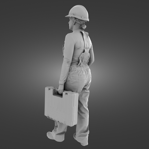 ♀️ Female workers・ STL File for 3D printing・Cults