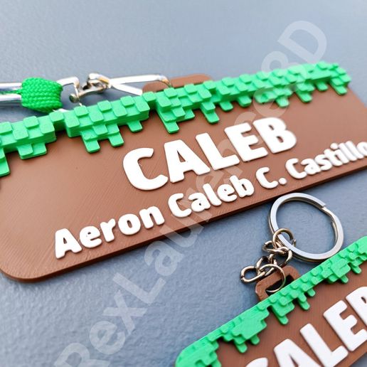 🏫 COMMERCIAL RIGHTS School Student Minecraft Name Tag Name Plate・ STL ...