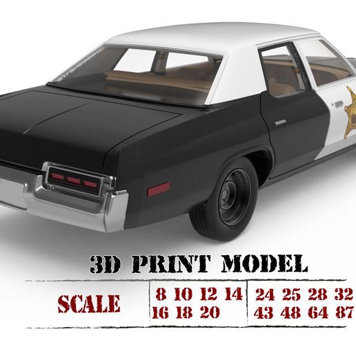 🚓 The Bluesmobile and Police Dodge Monaco STL for 3D Printing・ 3D File ...
