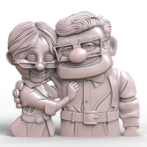 3D file 3D Model STL File for CNC Router Laser & 3D Printer Up Love men ...