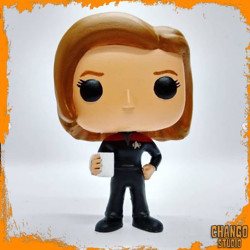 STL file Funko Captain Kathryn Janeway - Star Trek: Voyager ⭐ ・3D ...