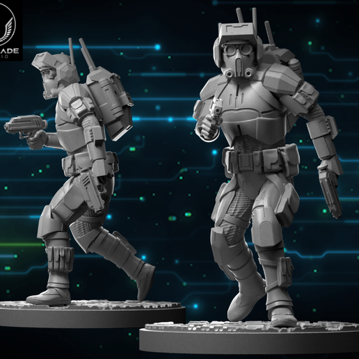 ⭐ star wars shatterpoint tech presupported included・ STL File for 3D ...