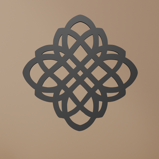 STL file Celtic Knot Wall Art 🪢 ・3D printable design to download・Cults