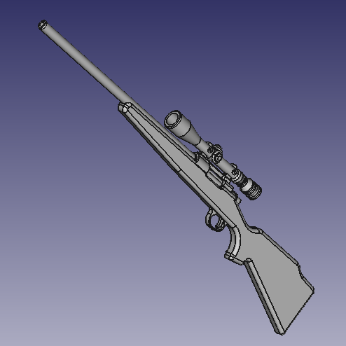 STL file M40 SNIPER RIFLE PROP GUN DIORAMA PROTOTYPE CONCEPT 🔫 ・3D ...