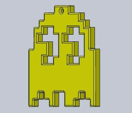 STL file Christmas Ornament Pacman 🎄 ・3D printable model to download・Cults