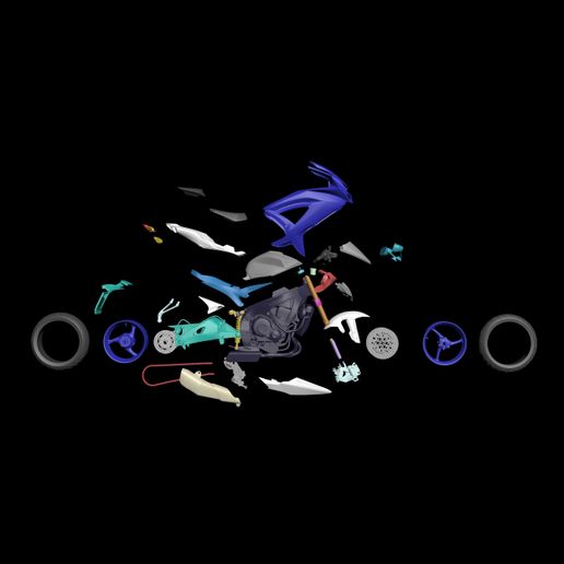 📁 Suzuki GSX-R600 K9 Sport Bike Ready to Print STL File・ STL File for ...