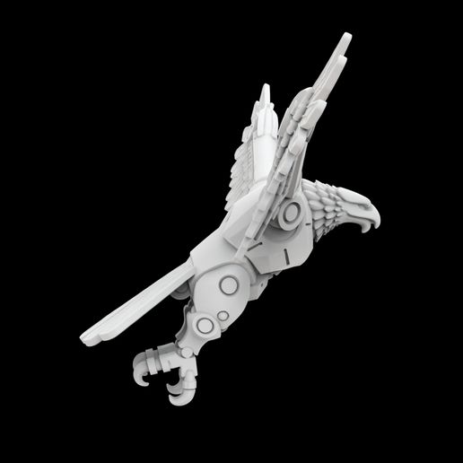 🦅 Mech Eagle Model 3D Print・ STL File for 3D printing・Cults