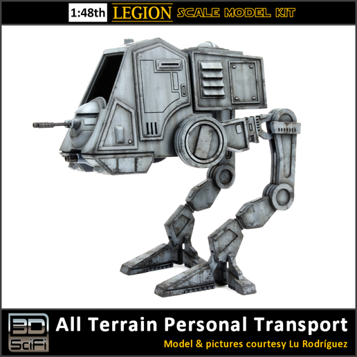 STL file 3DSciFi - All Terrain Personal Transport - LEGION scale 🎲 ・3D ...