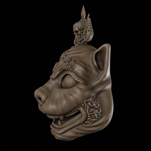Archivo STL MONGOLIAN MASK 🇲🇳 ・Design para impresora 3D para descargar ...