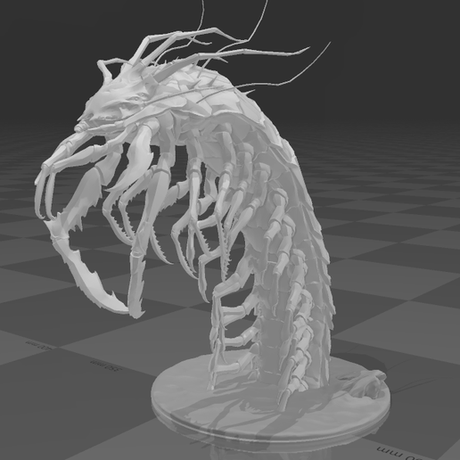 🎲 Gigapede from Fallout・Free OBJ File for 3D printing・Cults