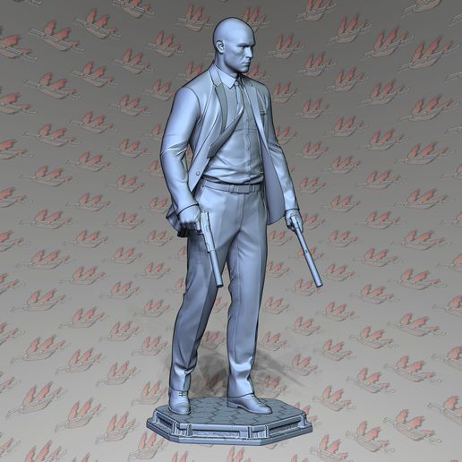 🔫 AGENT 47・ 3D File for 3D printing・Cults