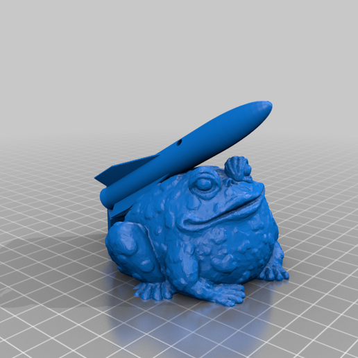 🖨️ Missile Toad・Free STL File for ・Cults