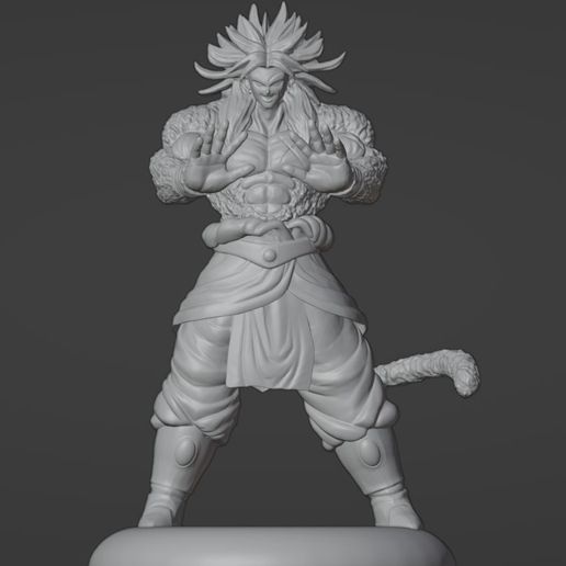 3D file Broly SS4 🗿 ・3D printable model to download・Cults